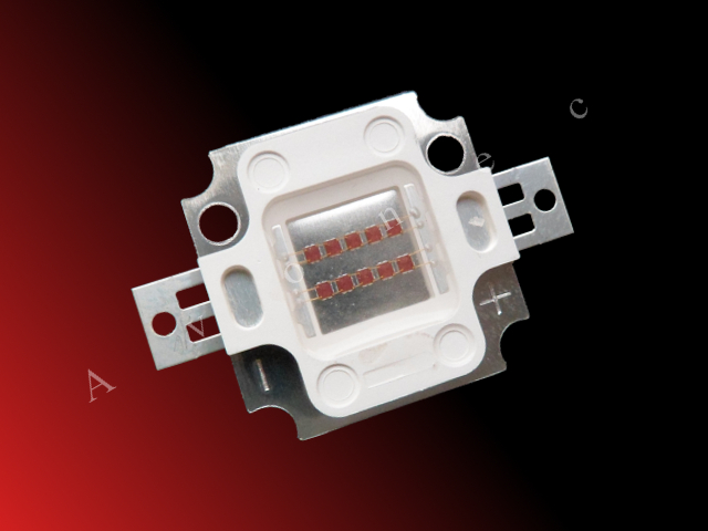 Avonec - 10W High Power LED 620nm - 630nm rot